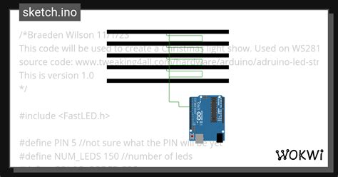 Fastled30by5 Version 2 Wokwi Esp32 Stm32 Arduino Simulator