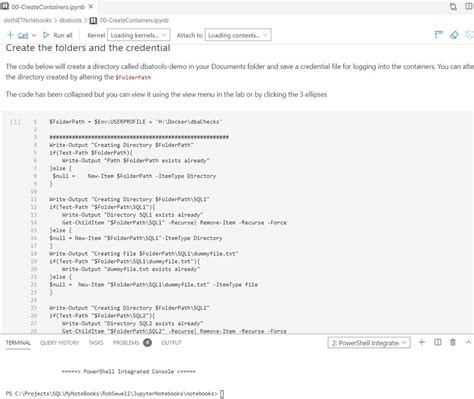 Kernel Loading Kernel Stuck Issue Sqldbawithabeard Notebooks Github