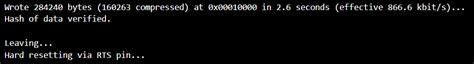 flashing the esp32 osr wiki