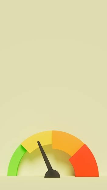 Premium Photo Graphical Representation Of Performance Levels Speed Degrees Of Satisfaction Or