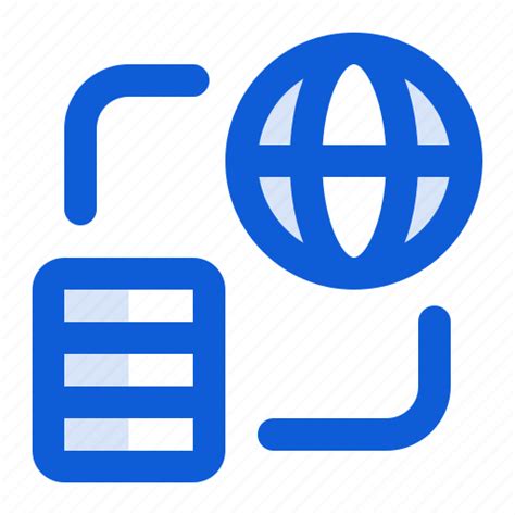 Big Data Global Server Database Storage Hosting Icon Download On Iconfinder