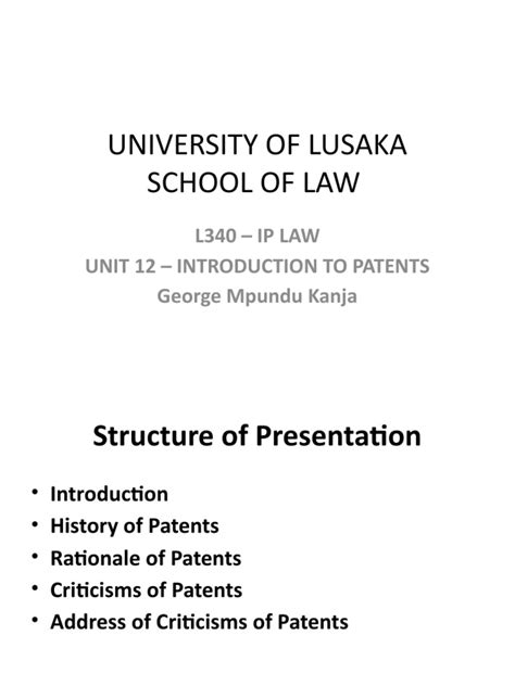 Unit 12 Introduction To Patents Pdf Patent Invention