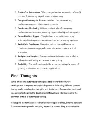Navigating Automated Testing Avoiding Common Pitfalls Pdf