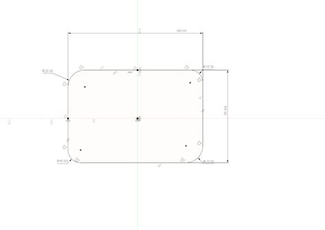 Solved Fillet In Sketch Alters Diminsions Of Rectangle Autodesk