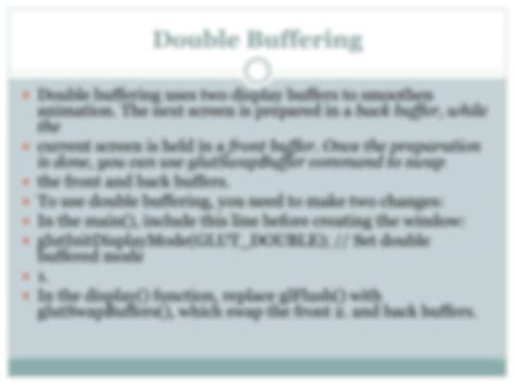 Solution Introduction To Animation Using Opengl Studypool