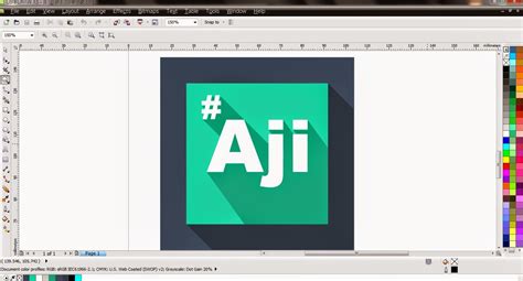 Tampilan Awal Aplikasi CorelDRAW X Blog Setya Aji