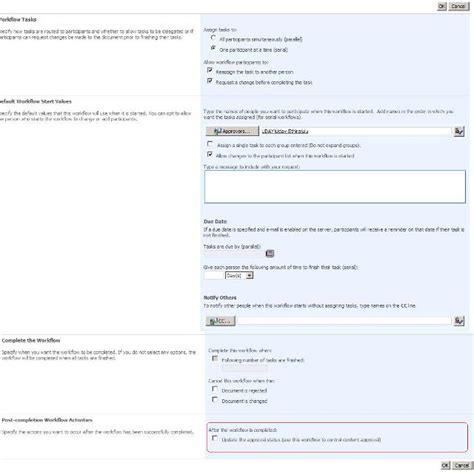 Content Approval Workflow In Moss 2007 Microsoft Sharepoint Products
