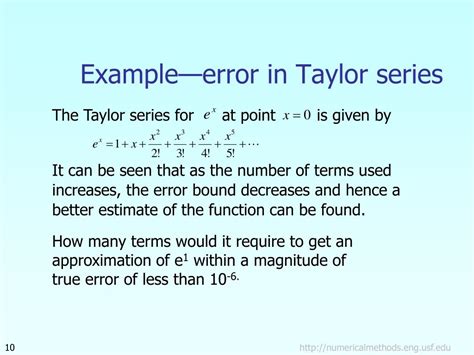PPT Taylor Series Revisited PowerPoint Presentation Free Download ID