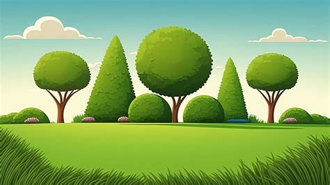 잔디 하늘 새 나무 배경 목초지 나무 넓은 잔디밭 배경 일러스트 및 사진 무료 다운로드 Pngtree