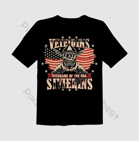베테랑 티셔츠 디자인 타이포그래피 벡터 템플릿 일러스트 Png Ai 무료 다운로드 Pikbest