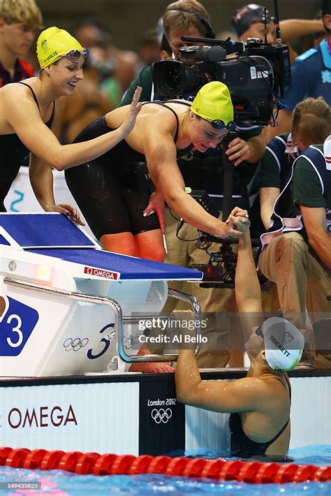 Brittany Elmslie Emily Seebohm And Libby Trickett Of Australia News