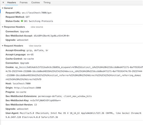 trouble connecting to gun when server is spun up inside of electron