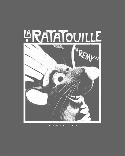 Pixar Ratatouille Chef Remy Graphic Digital Art By Biwar Layna Pixels