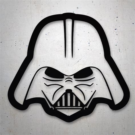 Aufkleber Darth Vader Helm WebWandtattoo Com