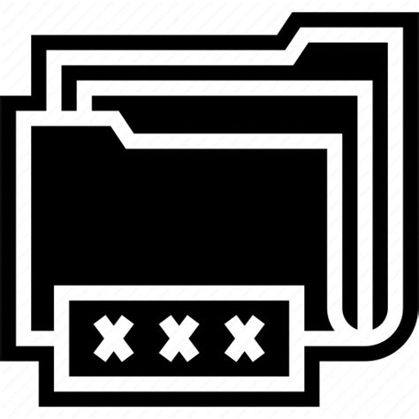 Folder Password Archive Login Unlock Icon Download On Iconfinder