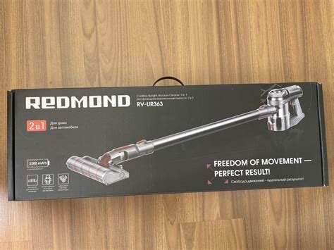 Вертикальный пылесос Redmond RV-UR363 | отзывы
