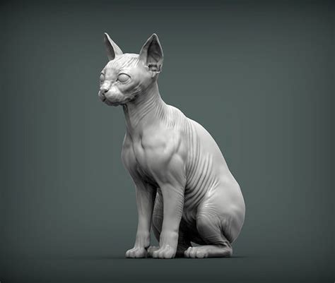 Sphinx Cat 3d Model 3d Printable Cgtrader
