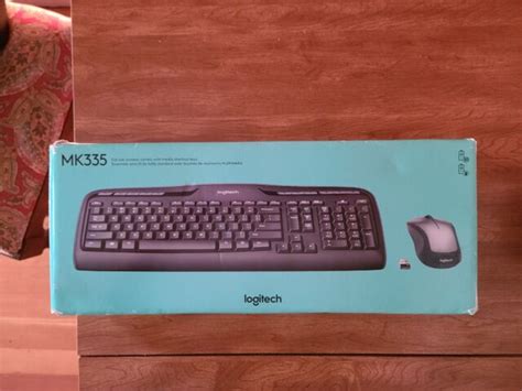 Logitech Mk335 Wireless Keyboard And Mouse Combo Black Silver 920 008478 For Sale Online Ebay