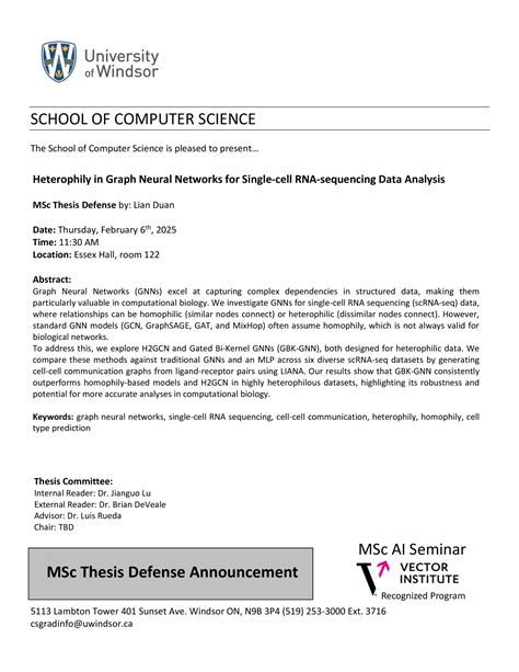 Heterophily In Graph Neural Networks For Single Cell Rna Sequencing Data Analysis Msc Thesis