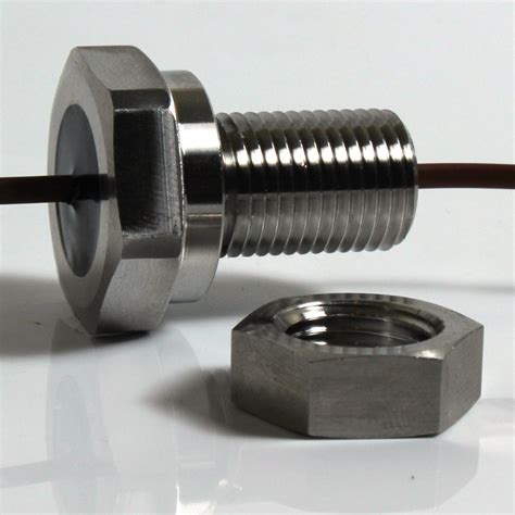 1x Type T Thermocouple Hermetic Seal In Face Seal Threaded Housing 12