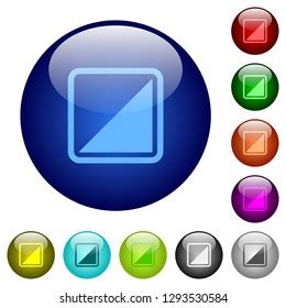 Invert Object Icons On Round Color Stock Vector Royalty Free Shutterstock