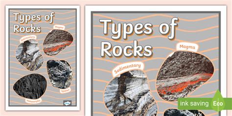 Rocks Photo Display Poster Teacher Made Twinkl