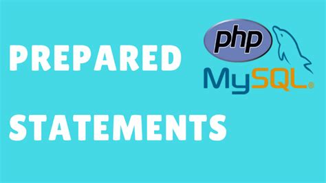 Prepared Statements Execute Sql Queries Securely Tutoid