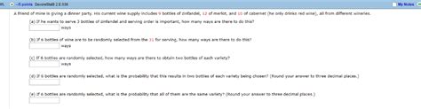 Solved My Notes 11 5 Points Devorestat9 2 E 030 A Friend Of