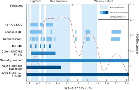 Spectral Reflectance Properties Of Crop Canopy And Spectral Range Of Download Scientific