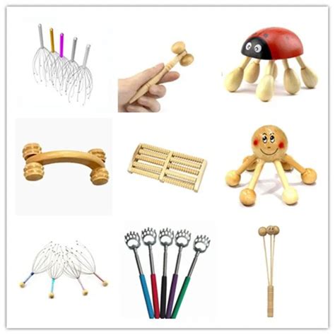 Hot Selling Stainless Steel Massager Colorful Hand Held Scalp Head