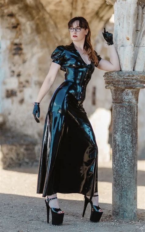 Pin Op Dress Latex