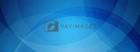 Abstract Blue Technology Wave Design Overlapping Circle Digital Network Background Vector