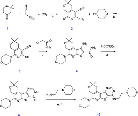 Scheme 1 Synthesis Of Pyrido 3 0 2 0 45 Thieno 32 D Pyrimidines A