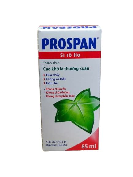 Siro Ho Prospan Chai 85ml