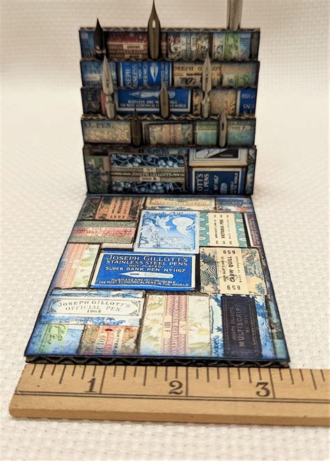 Original Gillotts Dip Pen Nib Storage And Organizer Book Etsy