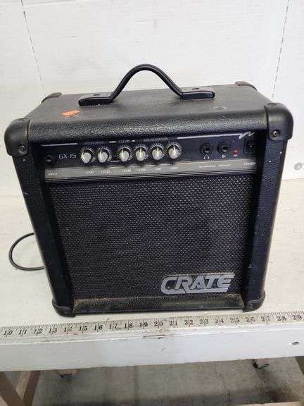 Crate Gx 15 Guitar Combo Amplifier Lights Up Untested Isabell Auction