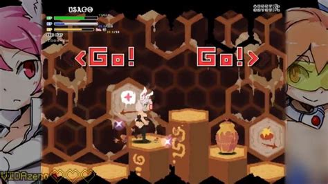 Echidna Wars Dx Usaco Cute Bunny Cosplay Stage 2 Queen Bee Boss Gameplay By Vdzgames From