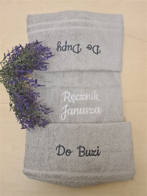 Oryginalny Ręcznik Na Urodziny Do Buzi Do Dupy Ręcznik