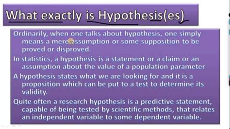 Introduction To Hypothesis Pptx Introduction To Hypothesis Pptx