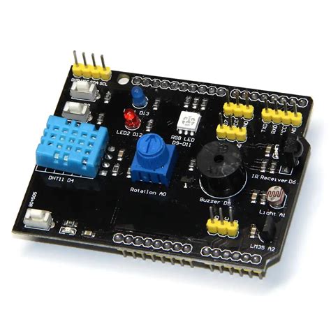 Многофункциональная Плата расширения Dht11 Lm35 температура влажности для Arduino Uno описание