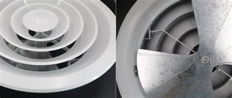 Round Ceiling Diffuser With Damper