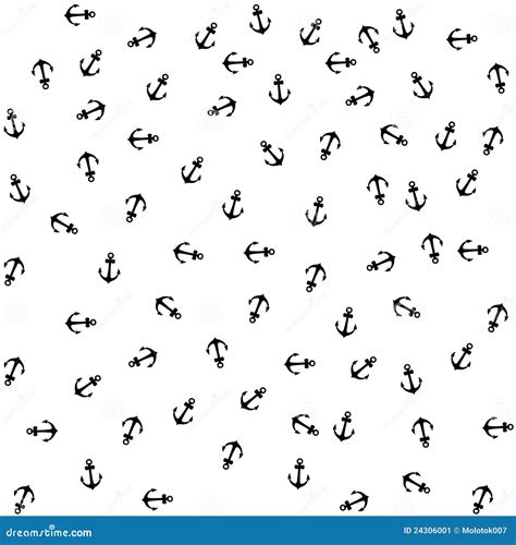 Vector Anchor Pattern Stock Vector Illustration Of Holiday 24306001