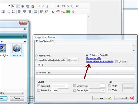 misc features explained working with relative urls