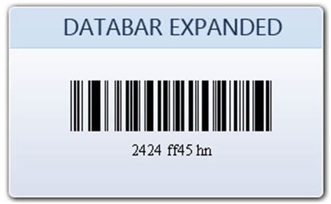 Databar Expanded D Barcode Label Creator Software Data Bar Code Generator D Barcodes