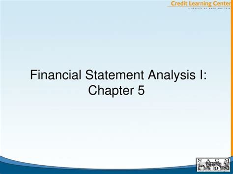 Ppt Financial Statement Analysis I Chapter 5 Powerpoint Presentation