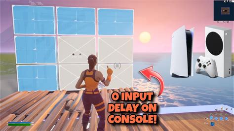 How To REMOVE INPUT Delay Lag On Console PS PS XBOX In Fortnite Chapter Edit Faster