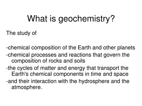 Ppt Environmental Geochemistry Powerpoint Presentation Free Download