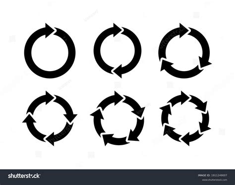 229 044 Rotate Circle Stock Vectors And Vector Art Shutterstock