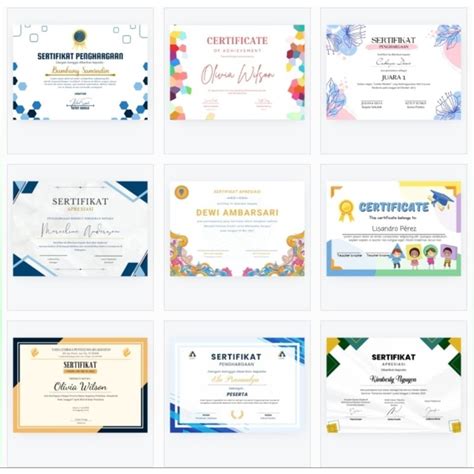 A4 Size Certificate Charter Vocational Compassing Printing Services Shopee Malaysia