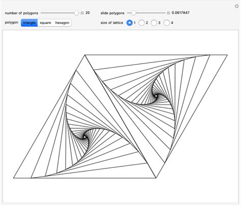 Patterns Based On Whirling Triangles Squares And Hexagons Wolfram Demonstrations Project